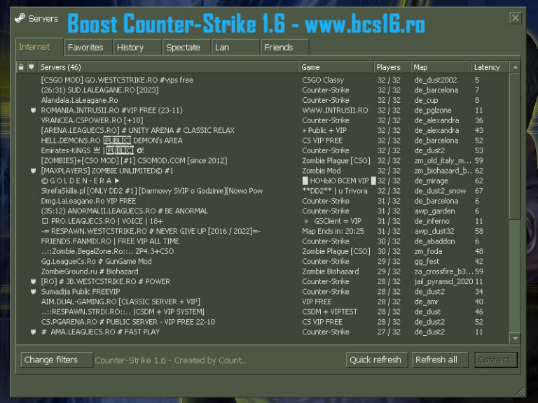 Boost Counter-Strike 1.6 - Counter-Strike 1.6